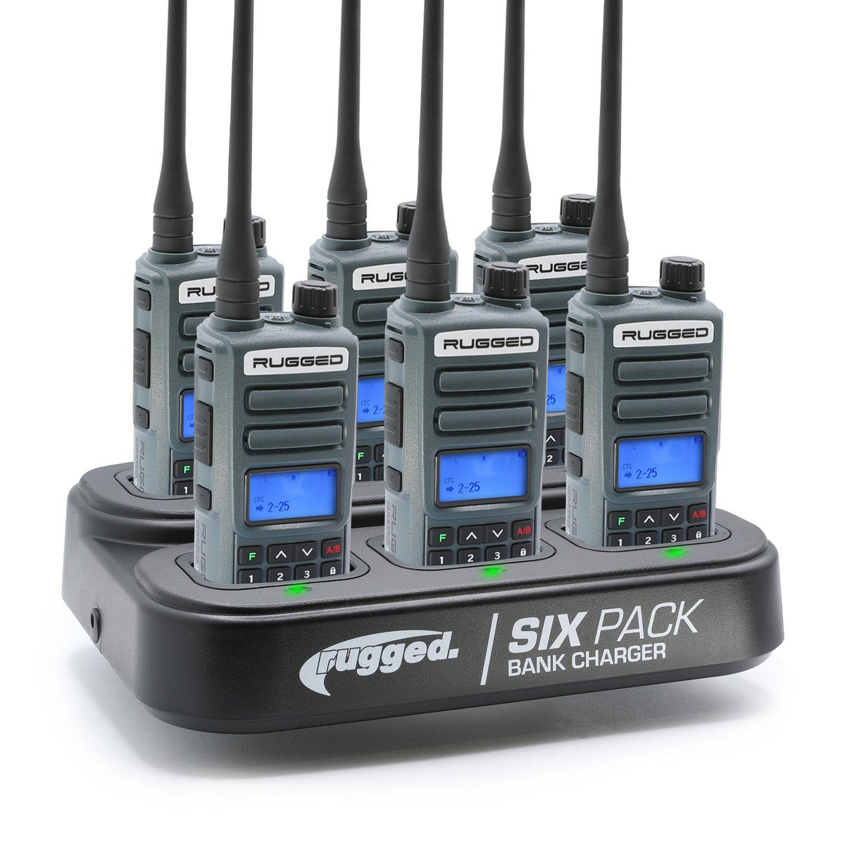 6 PACK - Choose Your GMRS Two Way Handheld Radio – Throttle Terrain ...
